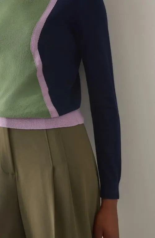 LK BENNETT Natalia Merino Wool Blend Sweater