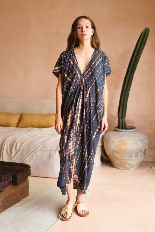 Pink Haley Madella Printed Kaftan Dress