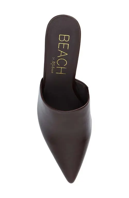Matisse Garret Pointed Toe Mule - Coffee