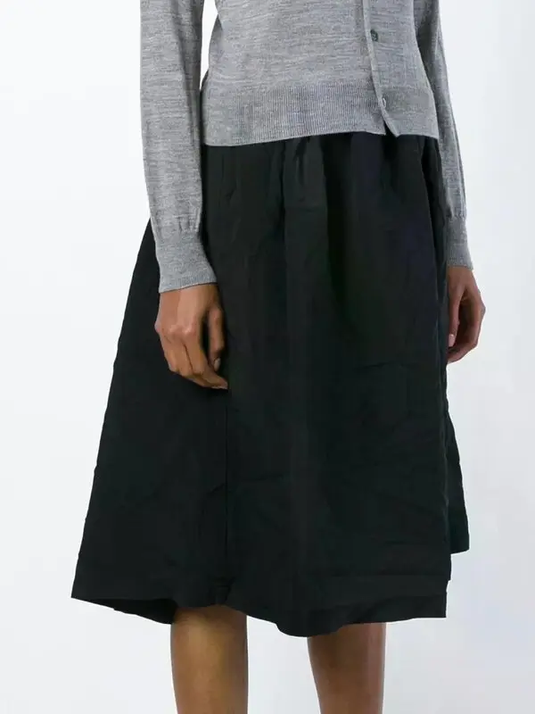 Comme Des Garçons Pleated Midi-skirt