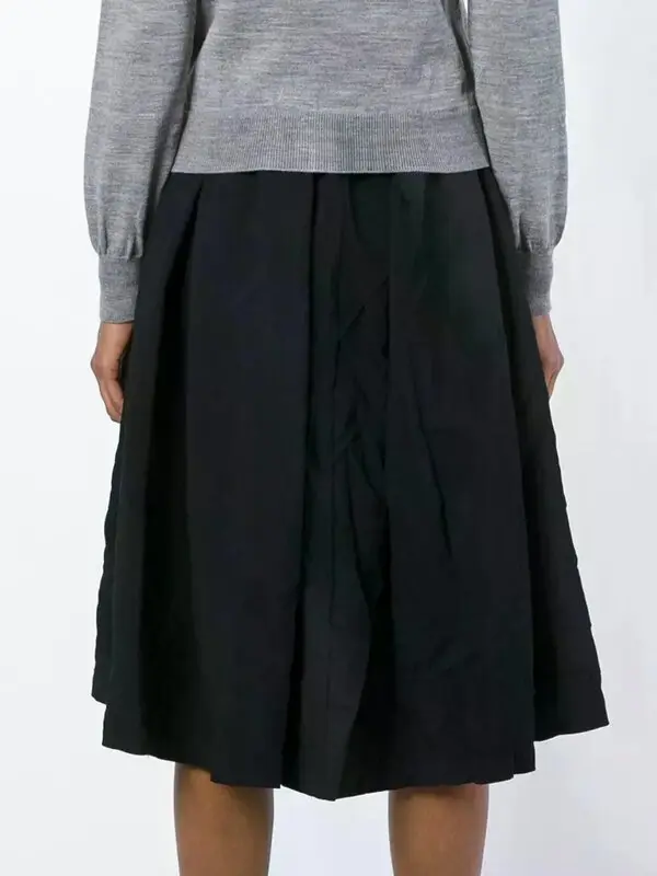 Comme Des Garçons Pleated Midi-skirt