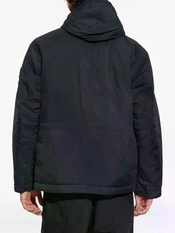 Stone Island Hooded Patch-pocket Jacket