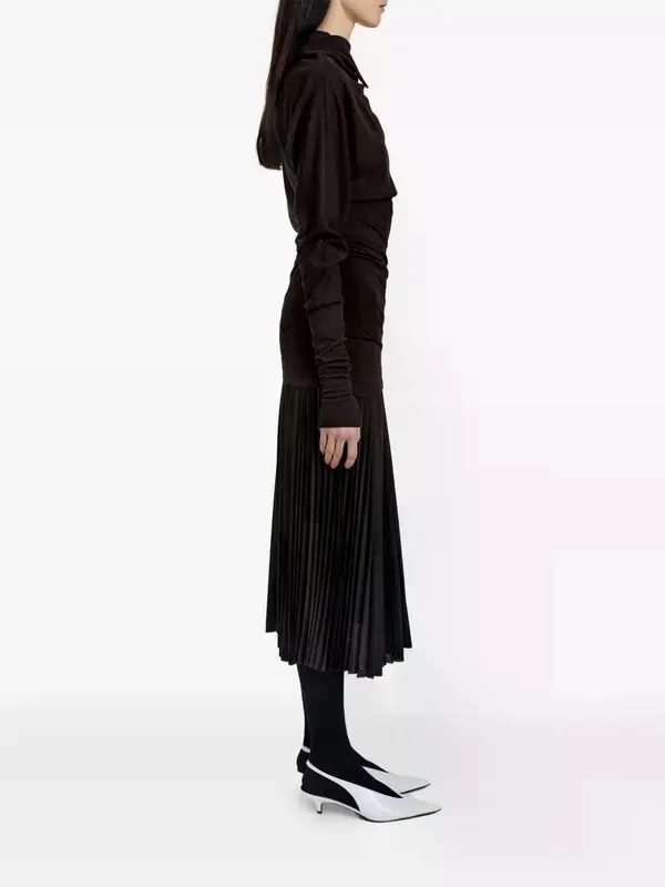 Proenza Schouler Cowl-neck Draped Top - Brown
