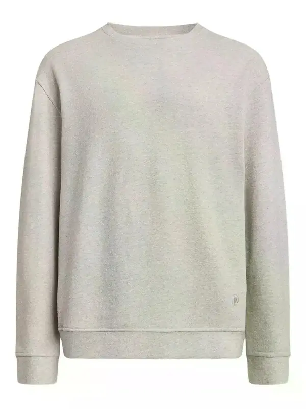 12 STOREEZ Crew-neck Long-sleeve Sweatshirt - Grey