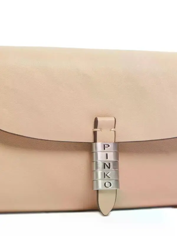 Pinko Chain-strap Leather Clutch