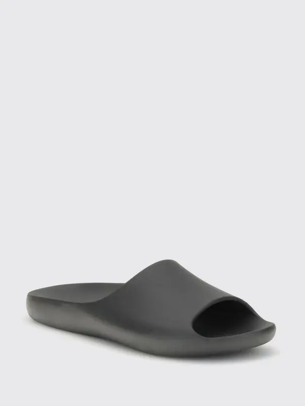 THE ROW Flat Sandal - Black
