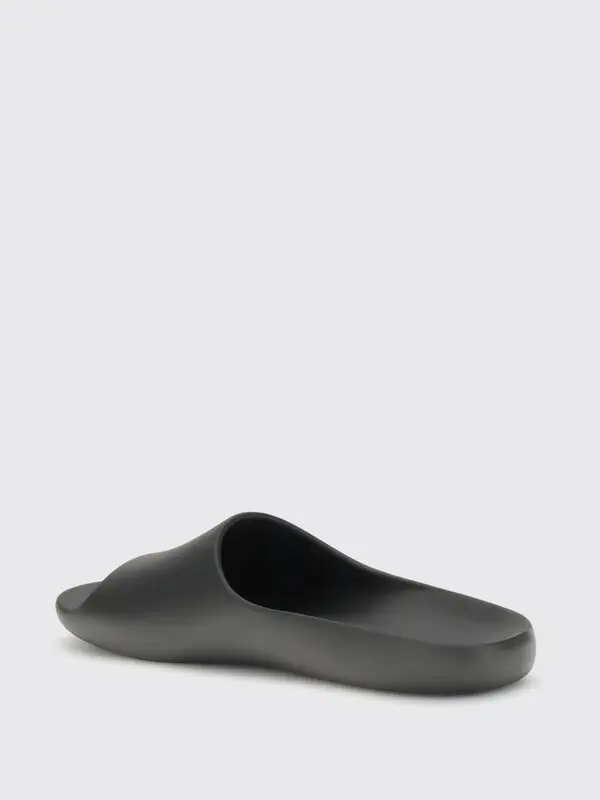 THE ROW Flat Sandal - Black