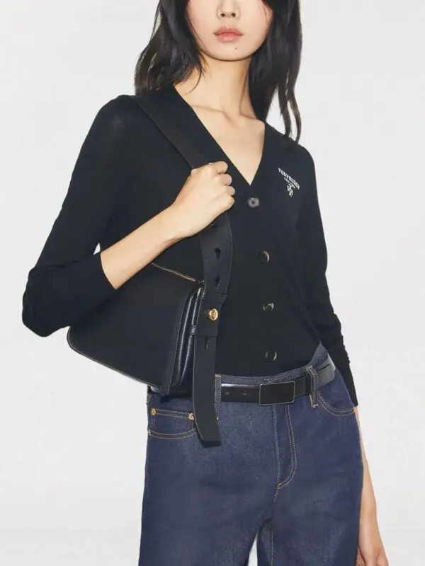 Tory Burch Romy Small Leather Crossbody Bag