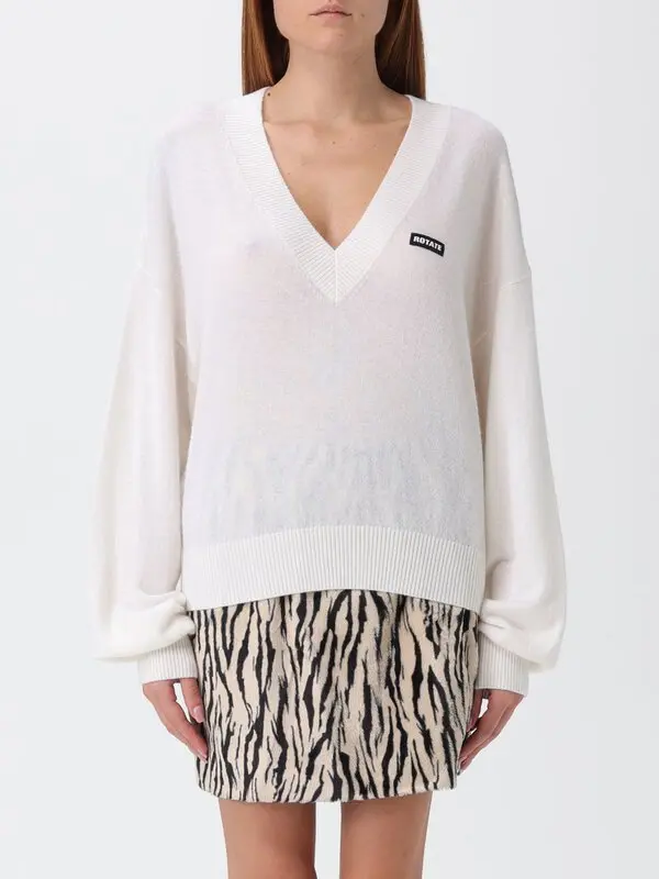 ROTATE BY BIRGER CHRISTENSEN Pullover Sweater - White