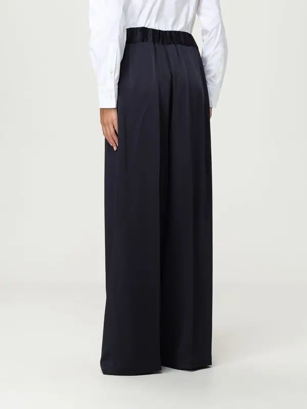SEMICOUTURE Wide Leg Trousers - Black