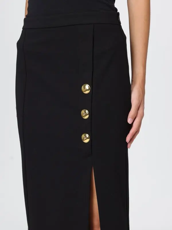 Pinko Button Detailed Midi Skirt