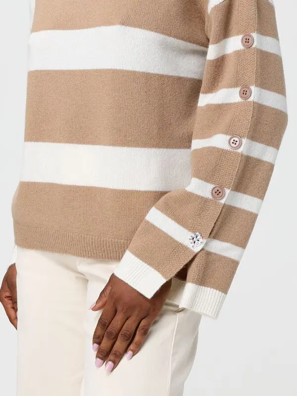 Liu Jo Striped Sweater - Biscuit