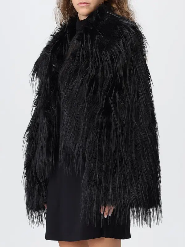 Pinko Fur Coat - Black
