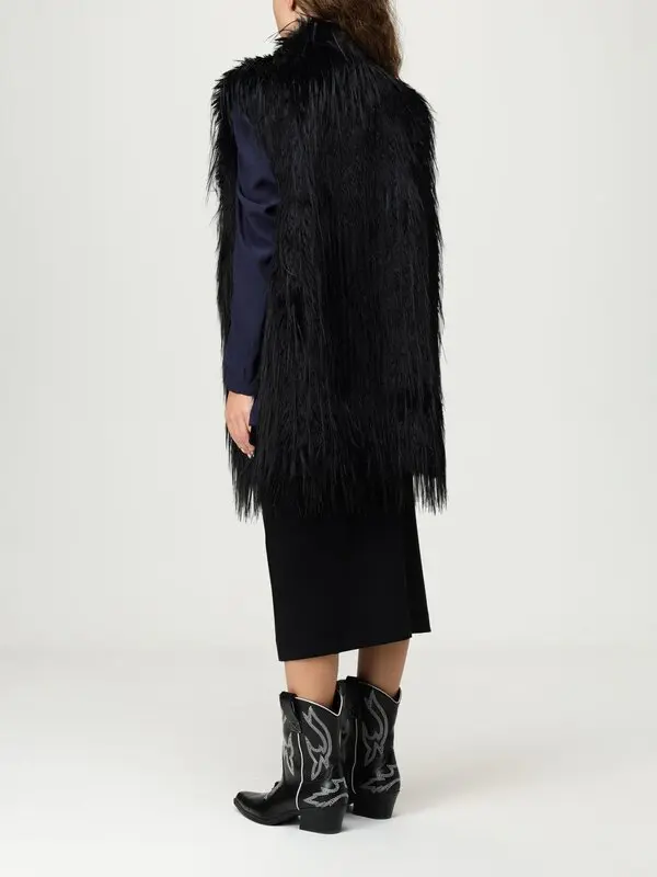 Pinko Fur Coat - Black
