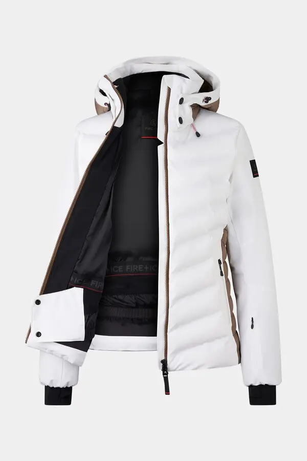 Bogner Janka Ski Jacket - White/brown