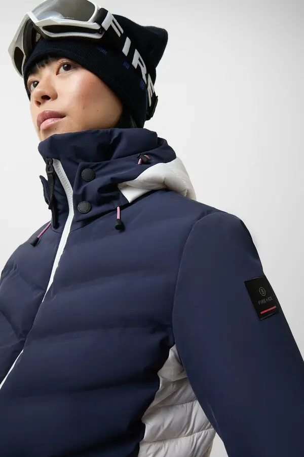 Bogner Janka Ski Jacket - Navy Blue/white