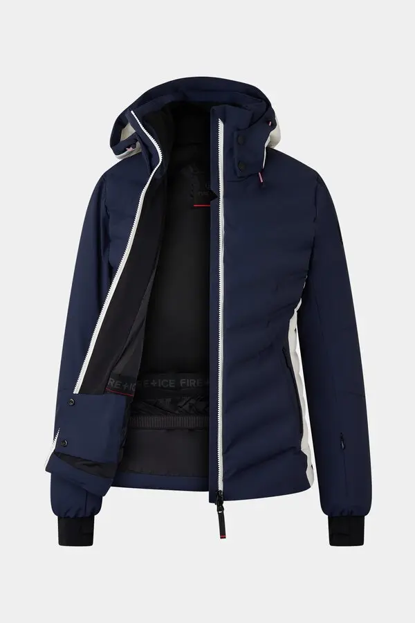 Bogner Janka Ski Jacket - Navy Blue/white