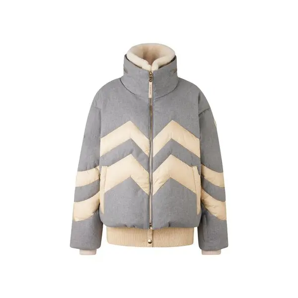 Bogner Valea Down Ski Jacket - Gray/cream