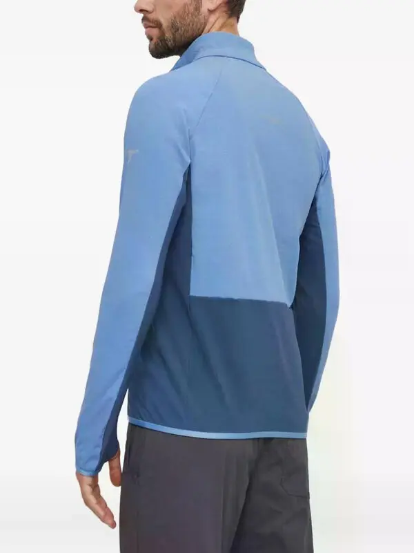 Columbia Colour-block Zip-up Sweater
