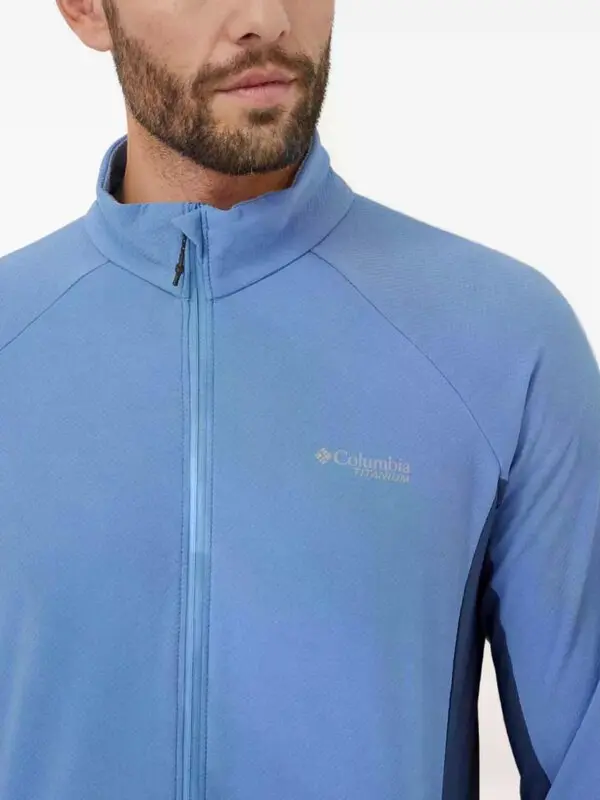 Columbia Colour-block Zip-up Sweater