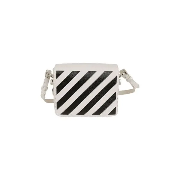 Off-White Diag Flap Bag - White