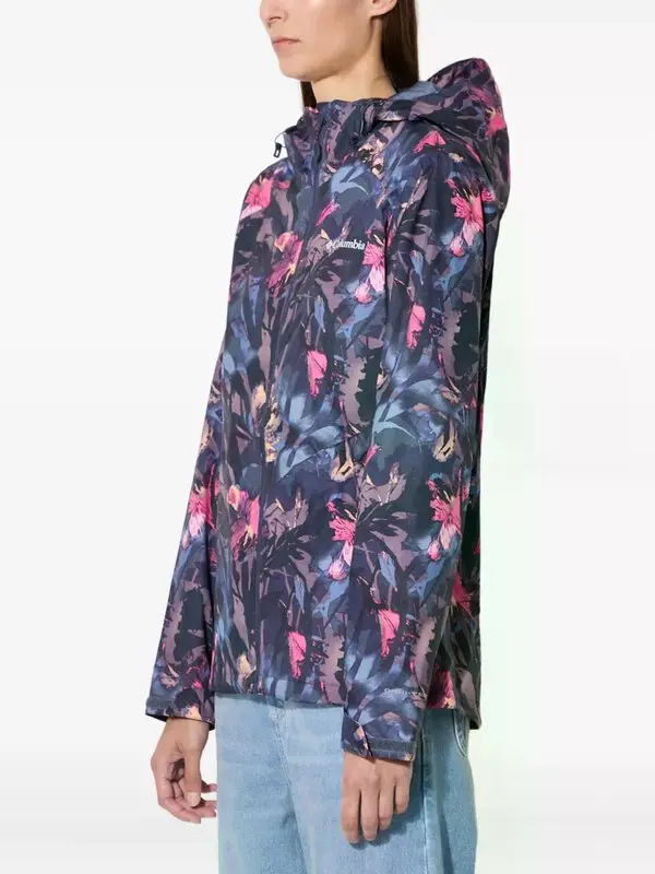 Columbia Floral Print Hooded Jacket