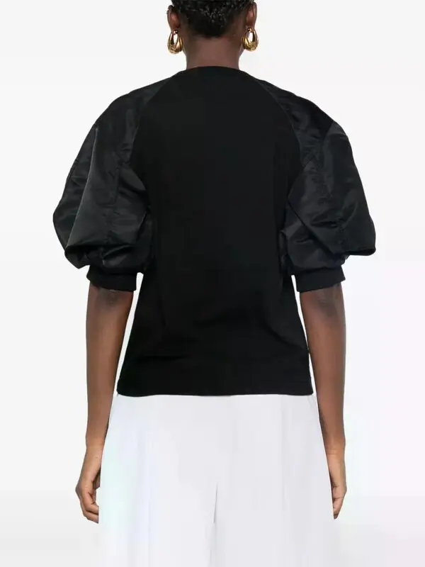 Sacai Cotton Jersey T-shirt - Black