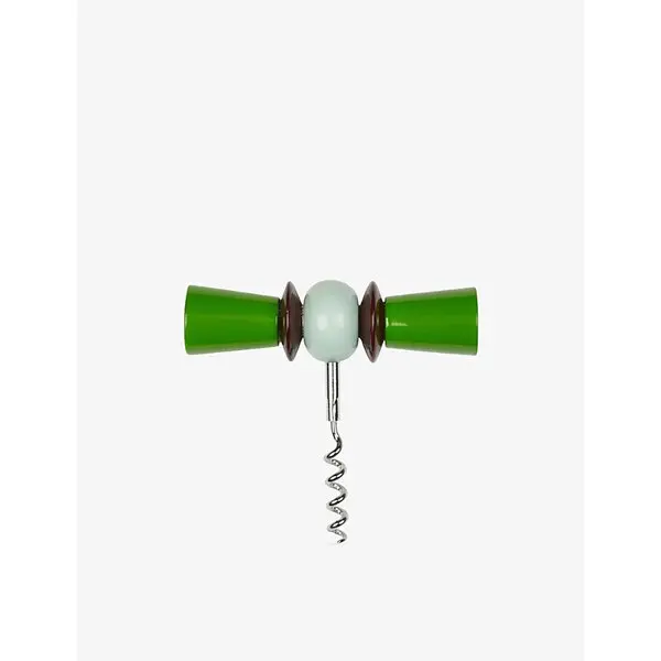 ADDISON ROSS LONDON Amie Bow Tie Corkscrew - Leaf Green