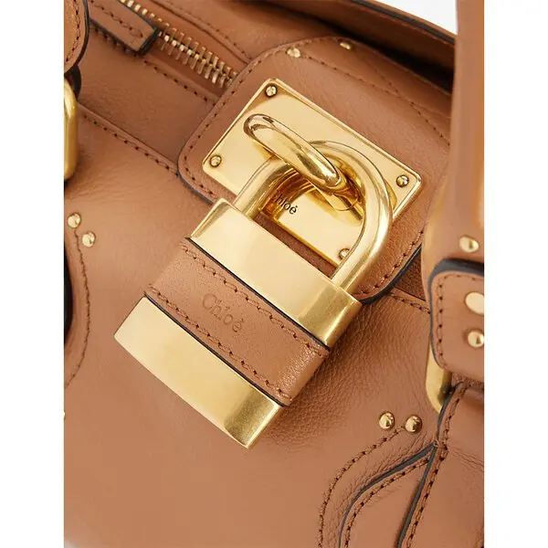 Chloé Paddington Leather Shoulder Bag - Mustang Brown