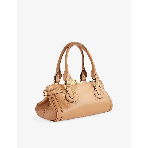 Chloé Paddington Leather Shoulder Bag - Mustang Brown