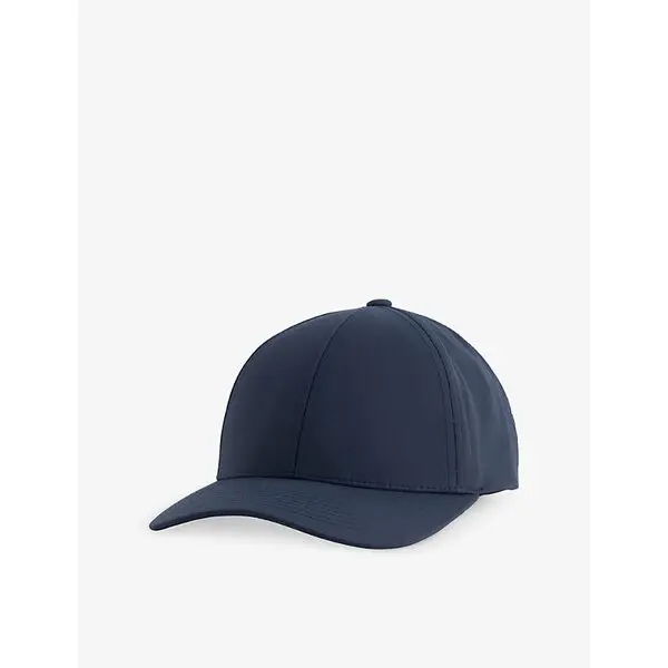 VARSITY HEADWEAR Legacy Structured Active Tech Woven Baseball Cap - Eco Navy