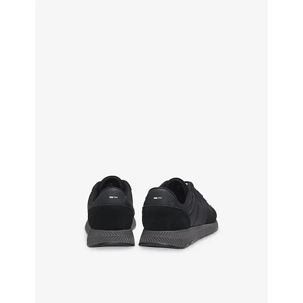 BOSS Running Mesh And Suede Trainers