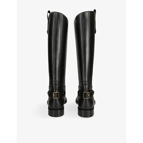 Burberry Cavalier Knee-high Leather Boots