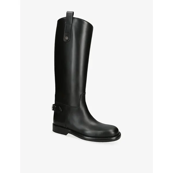 Burberry Cavalier Knee-high Leather Boots