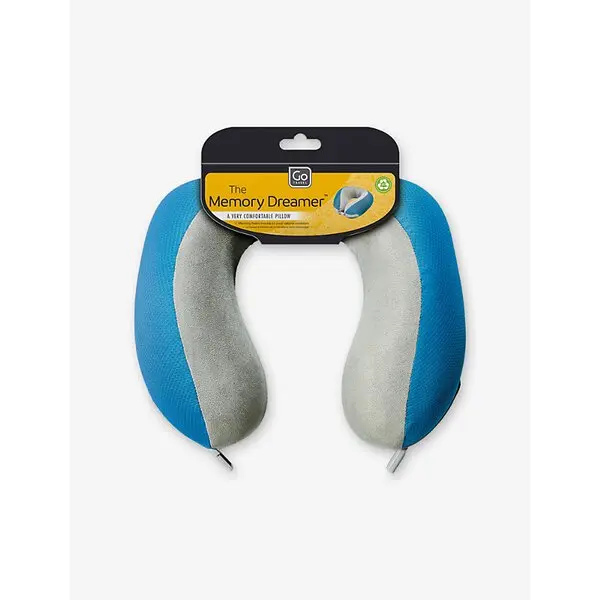 GO TRAVEL Memory Dreamer Neck Pillow - Blue Grey
