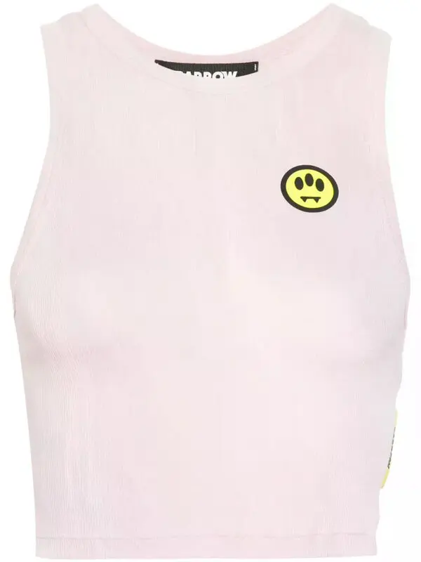 BARROW Logo-print Cropped Top