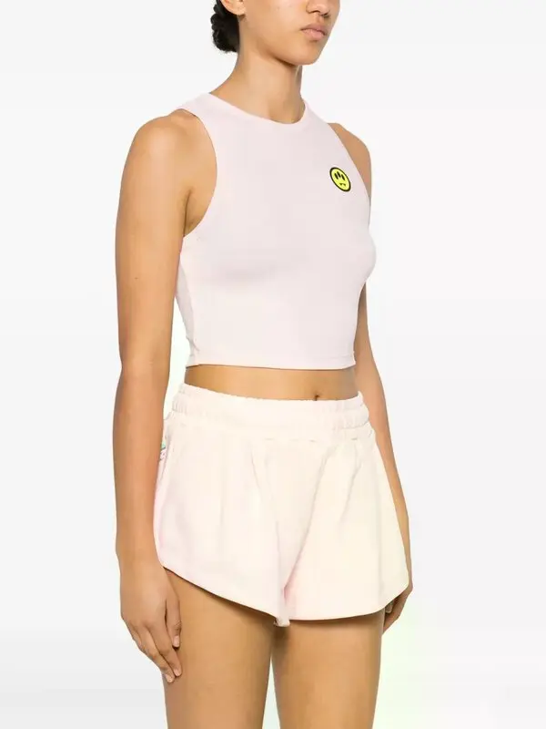 BARROW Logo-print Cropped Top