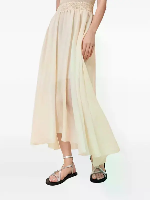 ALLSAINTS Ribbed Knit Smocked-waist Dress
