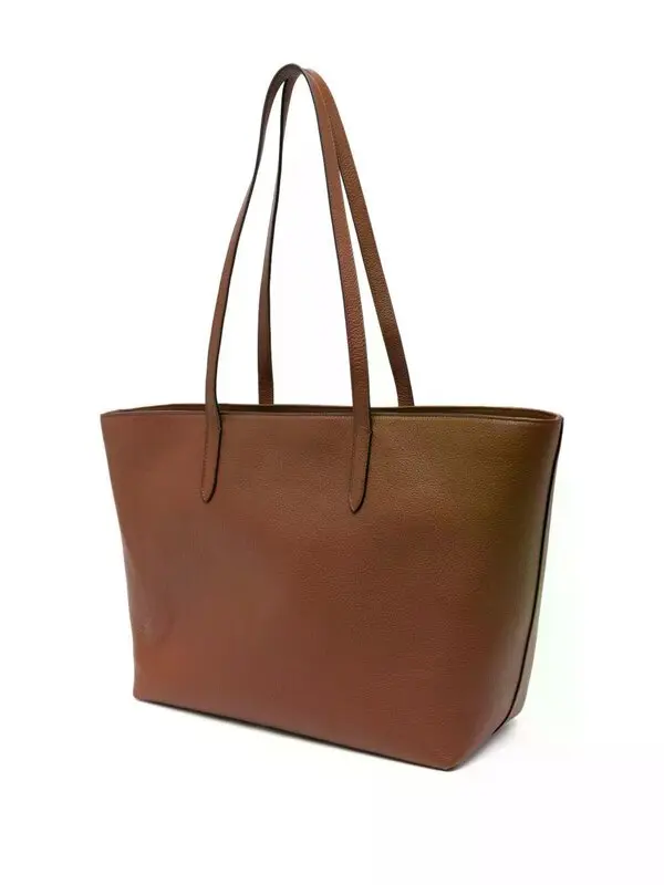 Bally Logo-stamp Leather Tote Bag