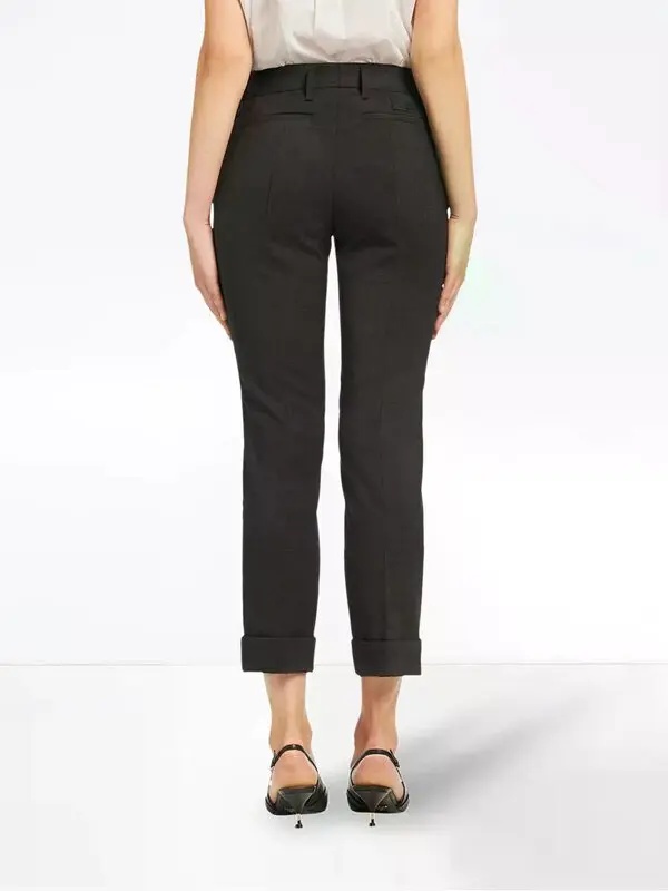 Prada Stretch Natté Trousers