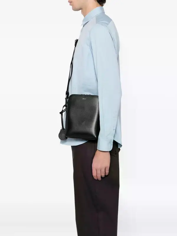 Bally Logo-print Messenger Bag - Black