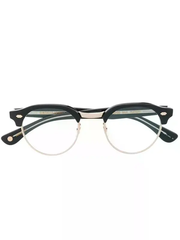 Garrett Leight Contrasting-bridge Detail Glasses