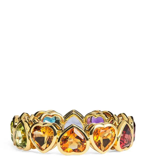 EMILY P. WHEELER I Heart Rainbow Gemstone Ring - Gold