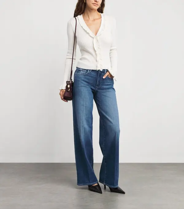 Paige Tatum Wide-leg Jeans - Blue
