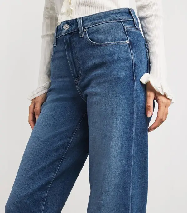 Paige Tatum Wide-leg Jeans - Blue