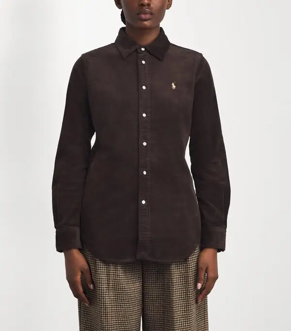 Polo Ralph Lauren Stretch-cotton Corduroy Slim Shirt