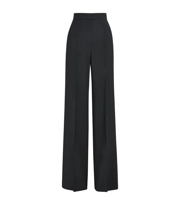Max Mara Wool Straight-leg Trousers