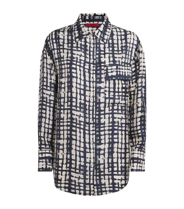 Max & Co. Silk Twill Printed Shirt
