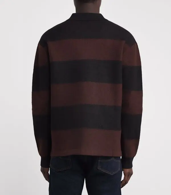 NN.07 Wool Stripe Rugby Polo Sweater