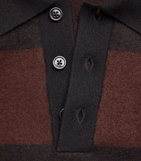 NN.07 Wool Stripe Rugby Polo Sweater
